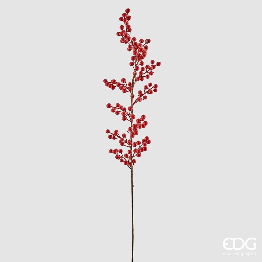 EDG Enzo De Gasperi Christmas Branch Berries H 100 Cm Red – L'Arcolaio
